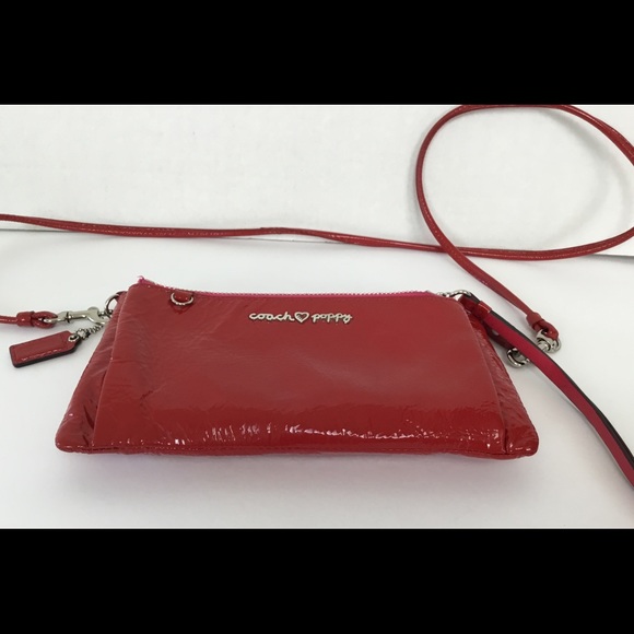 Coach | Bags | Coach Poppy Red Crossbody Purse | Poshmark